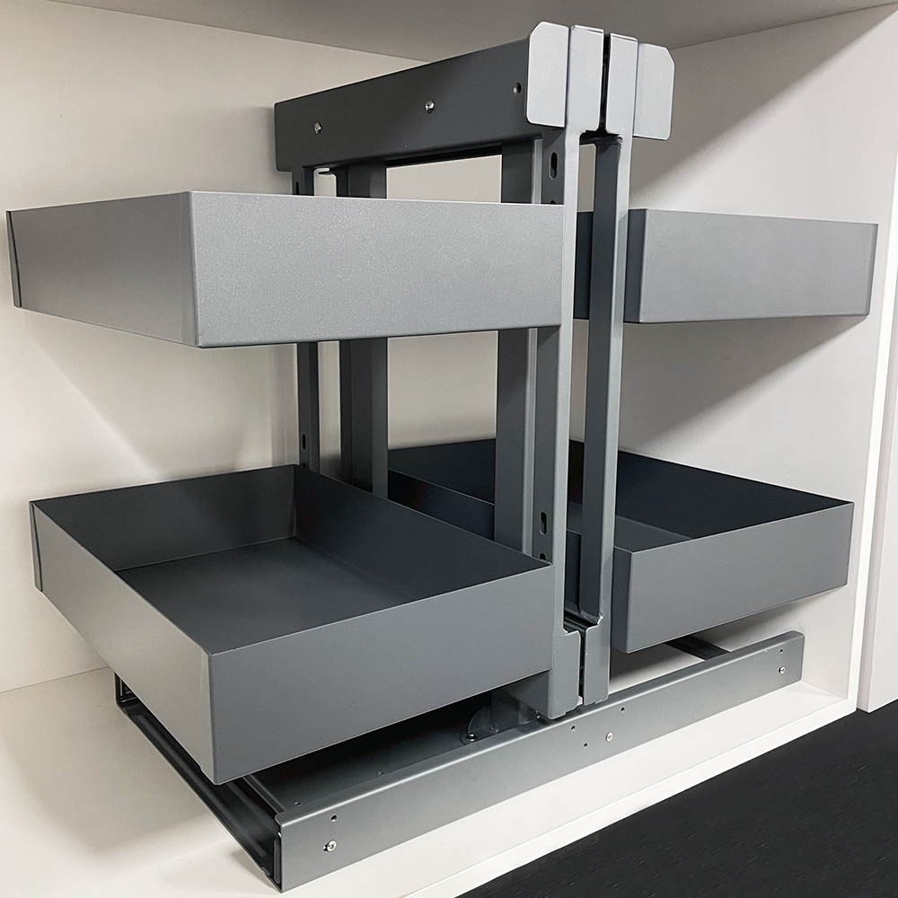 Magic corner double pull out kitchen storage - BENE