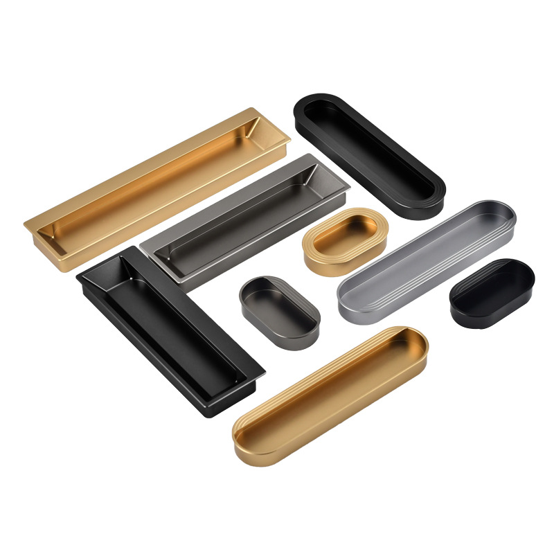 Finger insert recessed cabinet handles - BENE