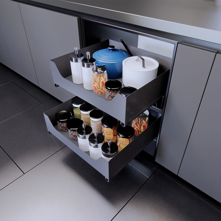 Kitchen cabinet storage pull out basket - BENE