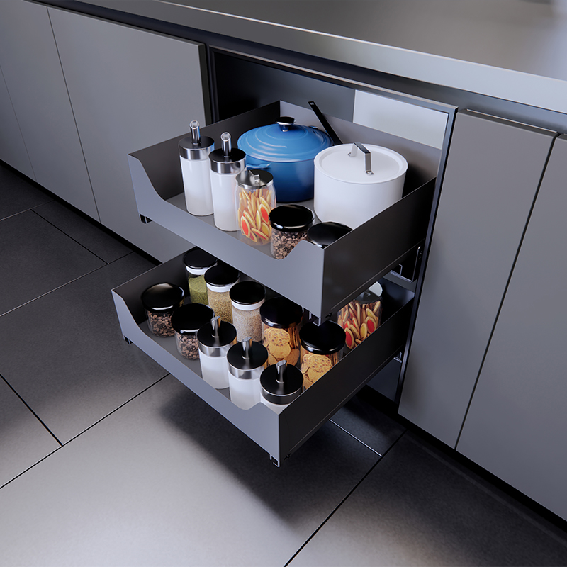 Kitchen cabinet storage pull out basket - BENE