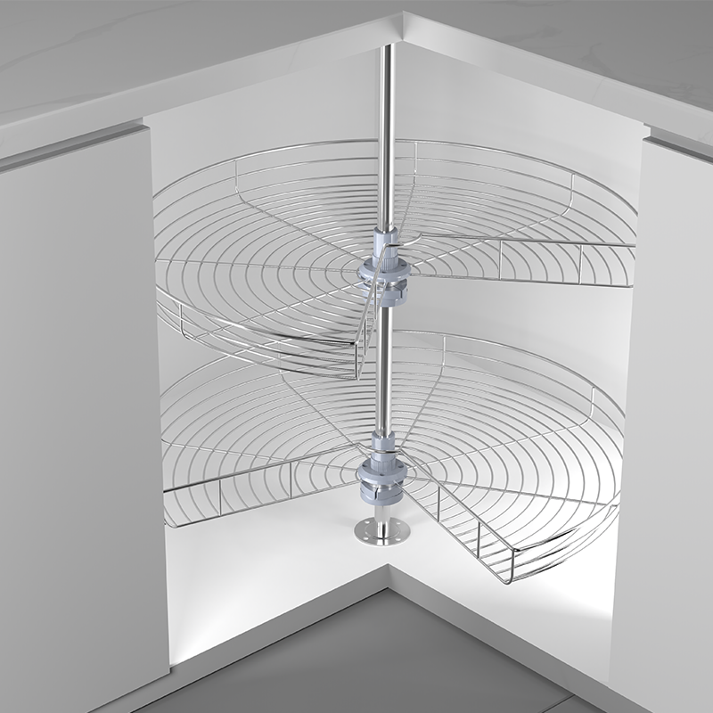 270 degree revolving lazy susan wire basket - BENE